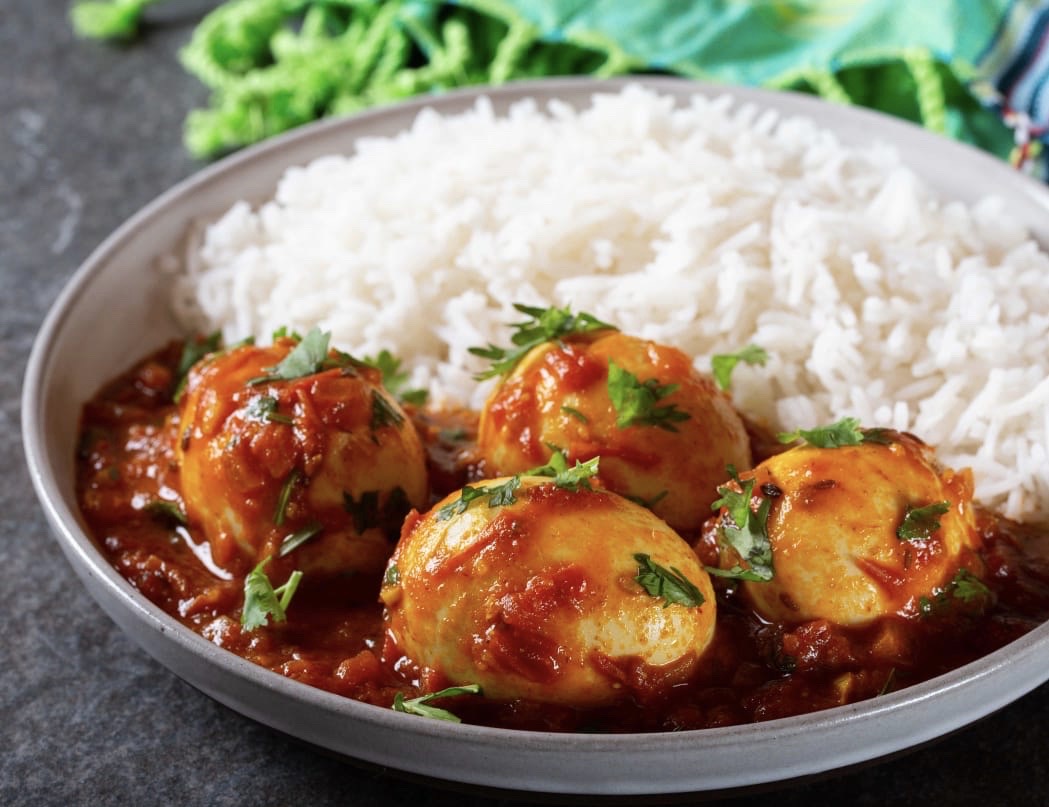 Egg Curry-Rice | Happy Tummy